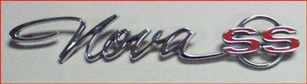 1965 Rear Quarter Emblem “nova Ss”: emblems & 1965 SS quarter emblems ...